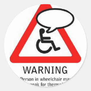 Rolstoel Stickers | Zazzle.nl