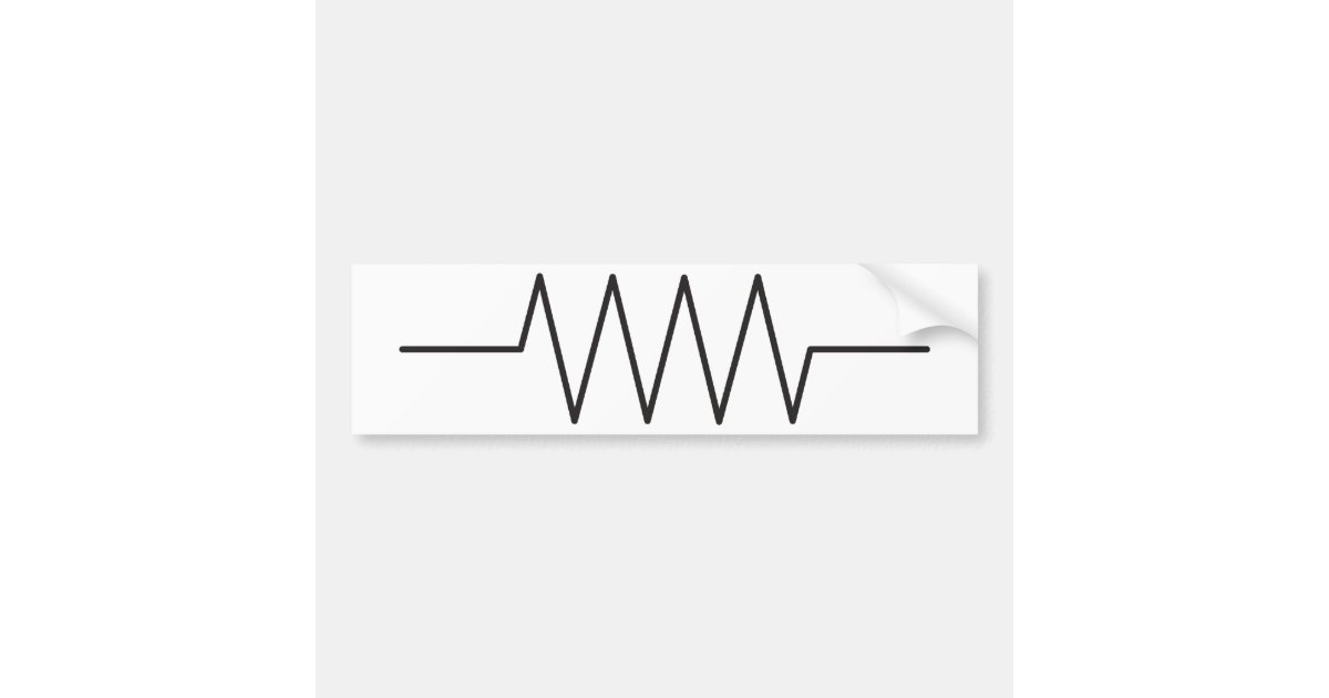 Symbool tegen weerstand bumpersticker | Zazzle.nl