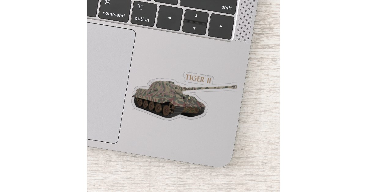 Tiger II Duitse WW2-slagtank Sticker | Zazzle.nl