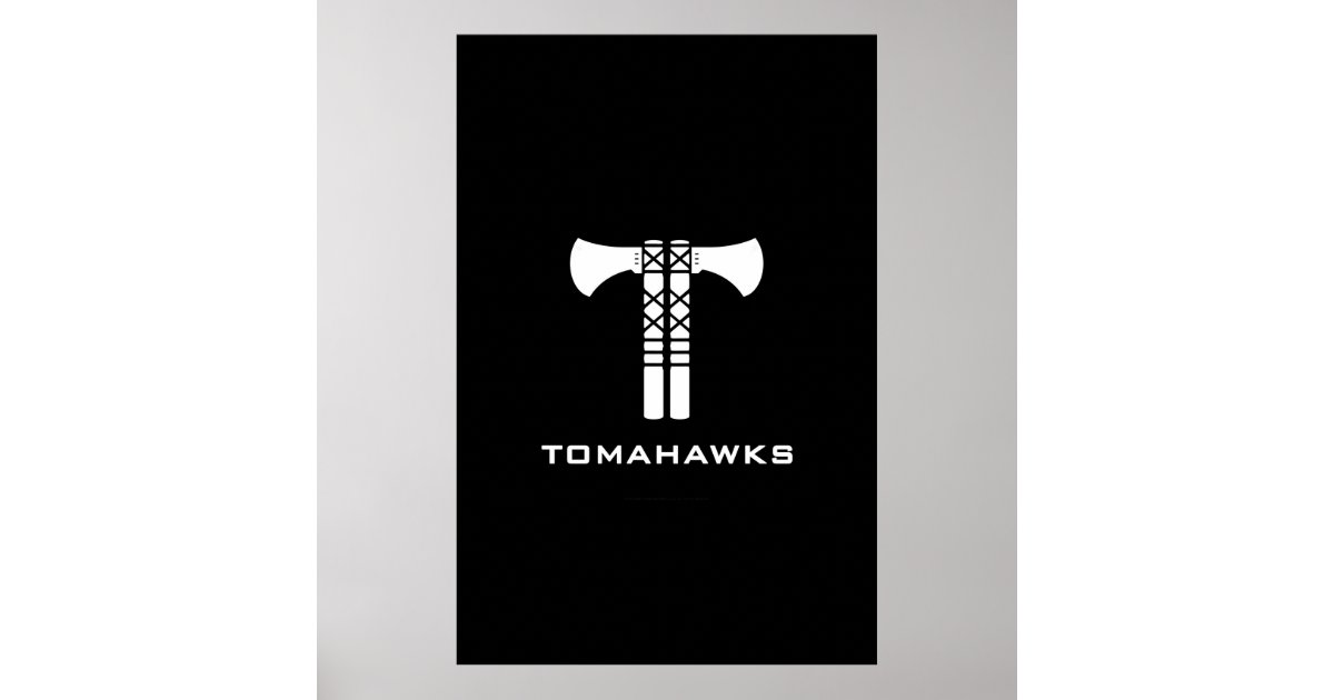 Tomahawks Logo Poster | Zazzle.nl