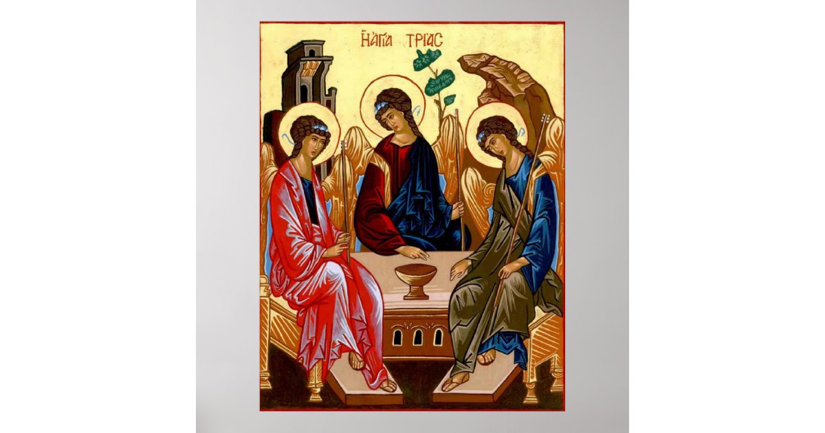 Trinity-pictogram Poster | Zazzle.nl