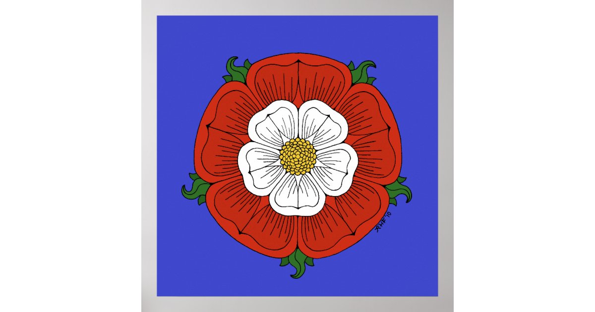 Tudor-Roos Poster | Zazzle.nl
