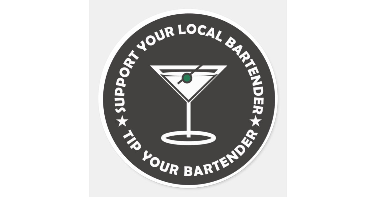 TYB ondersteunt uw lokale blokkering Ronde Sticker | Zazzle.nl