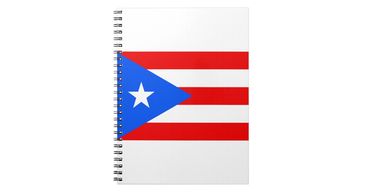 Vlag van Puerto Rico Notitieboek | Zazzle.nl