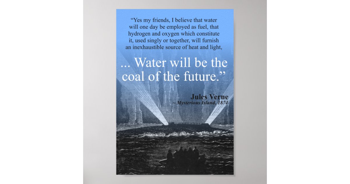 Water...kolen van de toekomst - Poster | Zazzle.nl